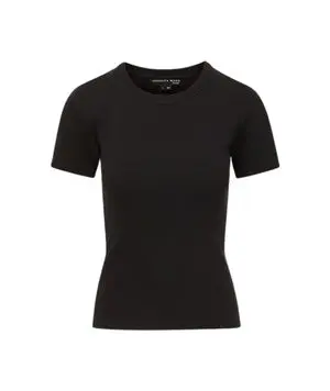Veronica Beard Pruitt Ribbed T-shirt - Black
