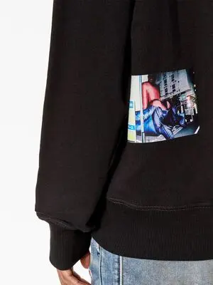 DIESEL® Cotton Graphic Hoodie