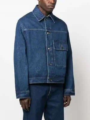 Studio Nicholson Patch-pocket Denim Jacket