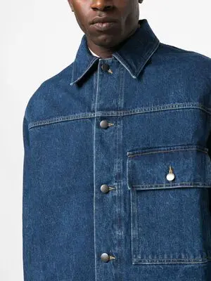 Studio Nicholson Patch-pocket Denim Jacket