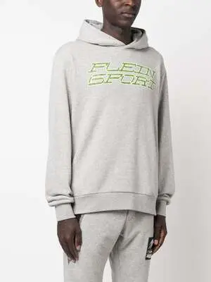 PLEIN SPORT Tiger Logo-print Hoodie