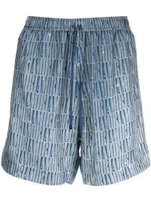 Amiri Gradient Drawstring Shorts