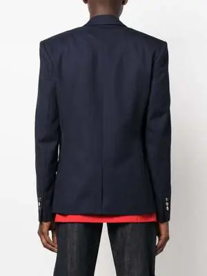 Balmain Embossed-button Double-breasted Blazer