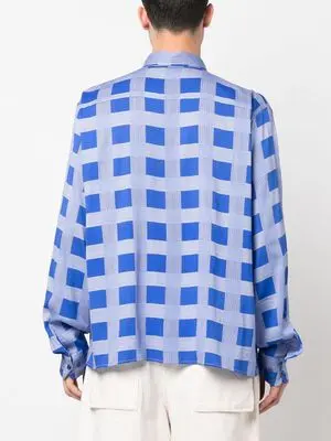 4SDESIGNS Plaid-check Pattern Shirt