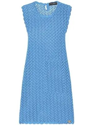 Blue Knit Dresses