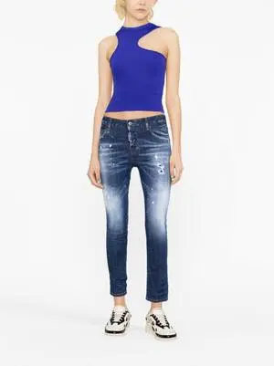 Dsquared2 Bleached Skinny Jeans