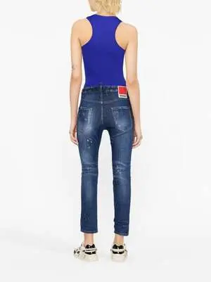 Dsquared2 Bleached Skinny Jeans