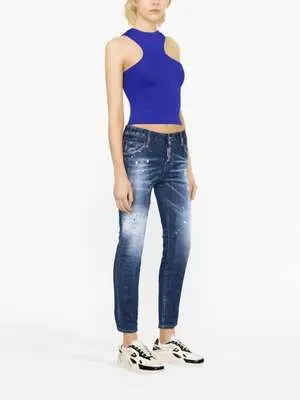 Dsquared2 Bleached Skinny Jeans