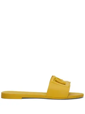 Dolce & Gabbana Dg Logo Slides - Yellow