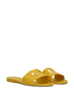 Dolce & Gabbana Dg Logo Slides - Yellow