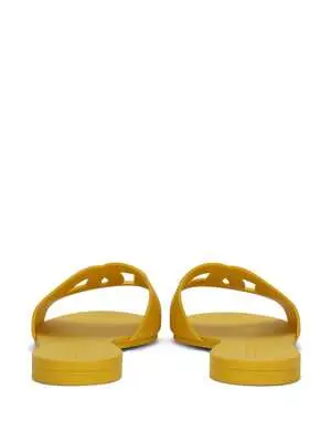 Dolce & Gabbana Dg Logo Slides - Yellow