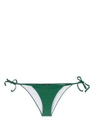 Dsquared2 Logo-print Side-tie Bikini Bottoms - Green