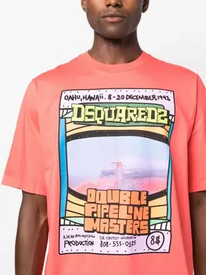 Dsquared2 Graphic-print Cotton T-shirt