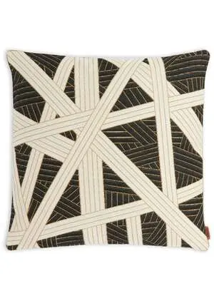 Missoni Nastri Geometric-print Cushion - Black