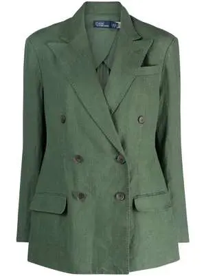 Polo Ralph Lauren Double-breasted Linen Blazer