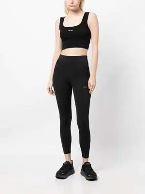 TEAM WANG DESIGN Logo-print Panelled Leggings