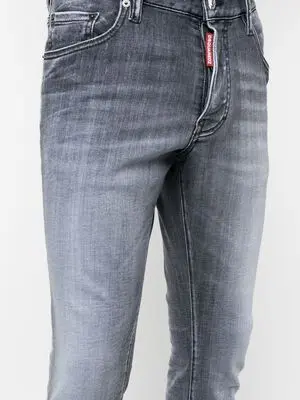 Dsquared2 Faded Skinny Jeans - Grey