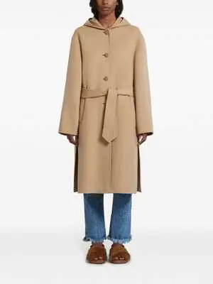 Marni Belted Hooded Coat