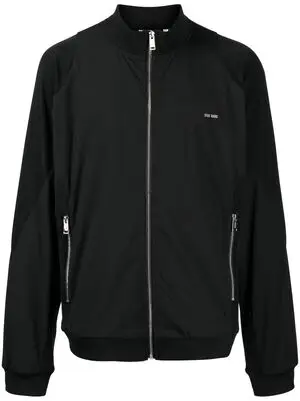 TEAM WANG DESIGN Logo-embroidered Track Jacket