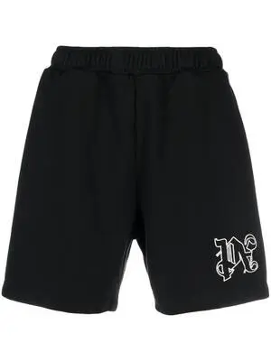 Palm Angels Monogram Shorts For Men