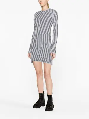 Kenzo Geometric Knit Minidress