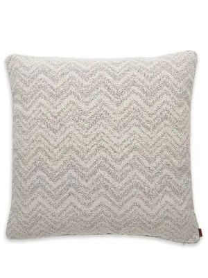 Missoni Large Columbia Zigzag Cushion - White