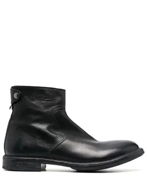 Moma Smooth-grain Leather Boots - Black