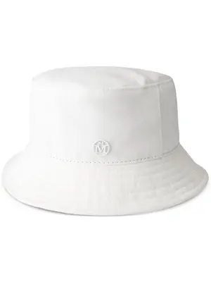 MAISON MICHEL Jason Bucket Hat - White