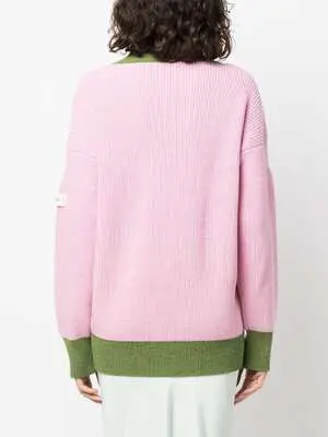 Marni Asymmetric Ribbed Jumper