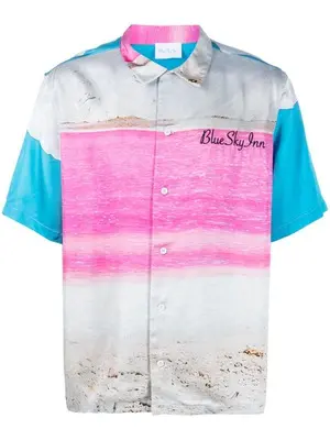 BLUE SKY INN Abstract-pattern Short-sleeve Shirt