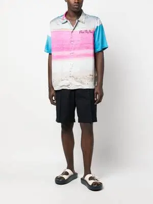 BLUE SKY INN Abstract-pattern Short-sleeve Shirt