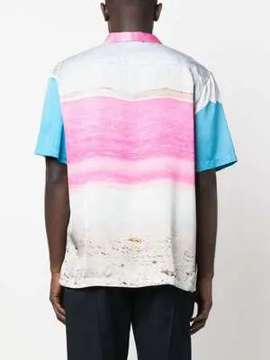 BLUE SKY INN Abstract-pattern Short-sleeve Shirt