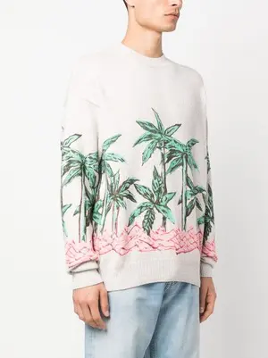 Palm Angels Palms Row-print Sweatshirt