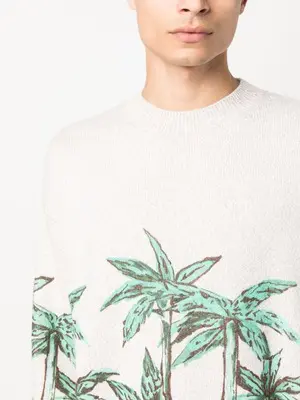 Palm Angels Palms Row-print Sweatshirt