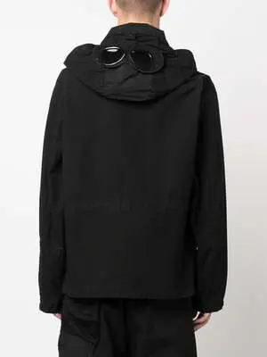 C.P. COMPANY Cargo-pocket Cotton Hooded Jacket - Black