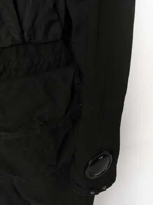 C.P. COMPANY Cargo-pocket Cotton Hooded Jacket - Black