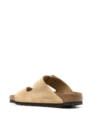 BIRKENSTOCK Arizona Suede Sandals - Neutrals