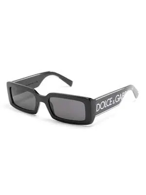 Dolce & Gabbana Logo Sunglasses - Black