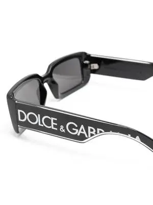 Dolce & Gabbana Logo Sunglasses - Black