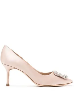 Manolo Blahnik Hangisi 70mm Pumps - Pink