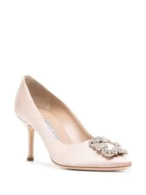 Manolo Blahnik Hangisi 70mm Pumps - Pink