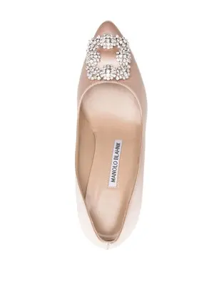 Manolo Blahnik Hangisi 70mm Pumps - Pink