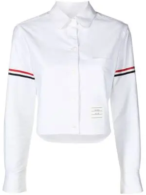 Thom Browne Cropped Cotton Shirt