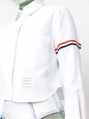 Thom Browne Cropped Cotton Shirt