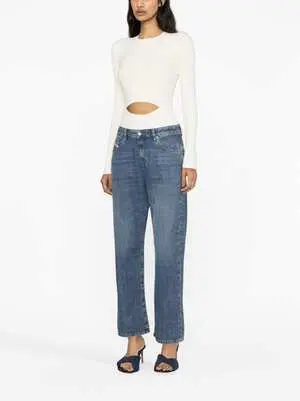 DIESEL® M-peris Knit Top - White