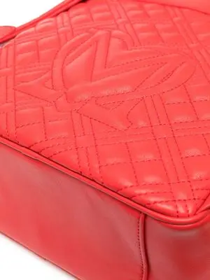 Moschino Quilted Logo Detail Backpack