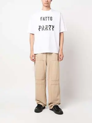 Dsquared2 Text-print Cotton T-shirt - White