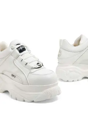 BUFFALO Classic Chunky-sole Low-top Sneakers - White