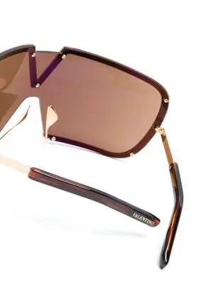 Valentino Garavani V-romask Shield Sunglasses