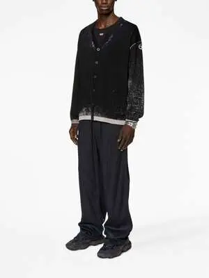 DIESEL® K-larence-b Cotton Cardigan - Black
